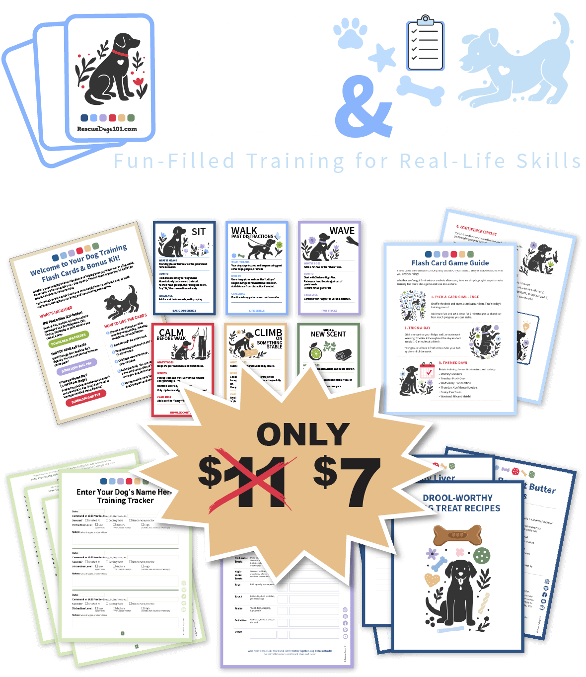 Thank You – Dog Training Flash Cards - Rescue Dogs 101